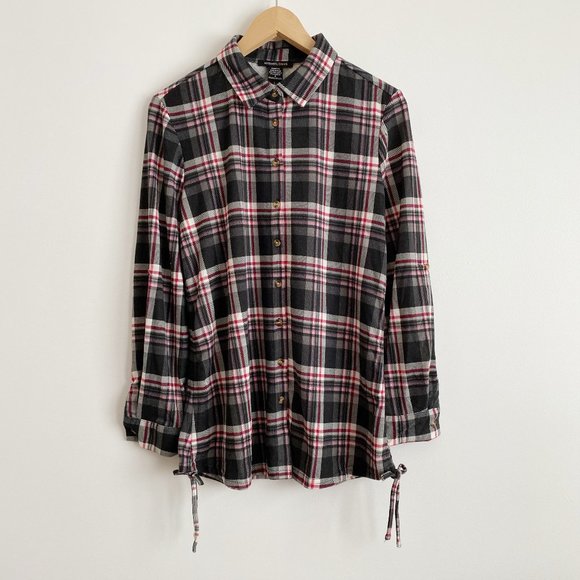 Robert Louis | Tops | Robert Louis Womens Spandex Long Sleeve Plaid ...